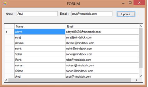 Insert Data In Datagridview From Text Box C Mindstick