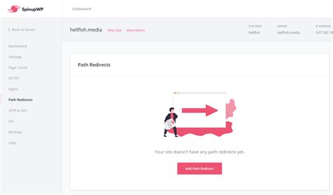 Path Redirects Spinupwp
