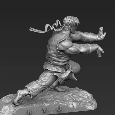 Ryu Street Fighter Ii Stl 320549 3d Model Download 3d Model Ryu