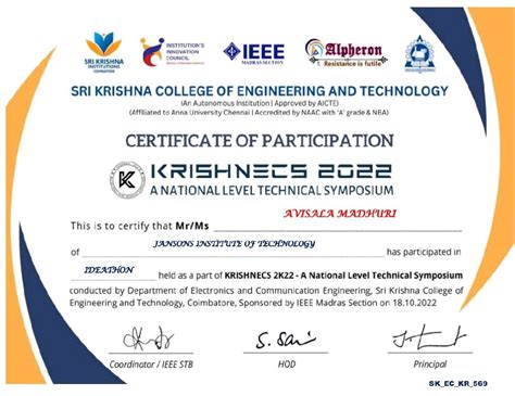 Avisala Madhuri On Linkedin Engineering Skills Paper Presentation