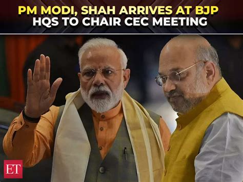 Delhi Elections Pm Modi Amit Shah Top Bjp Leaders Arrive At Party Hq