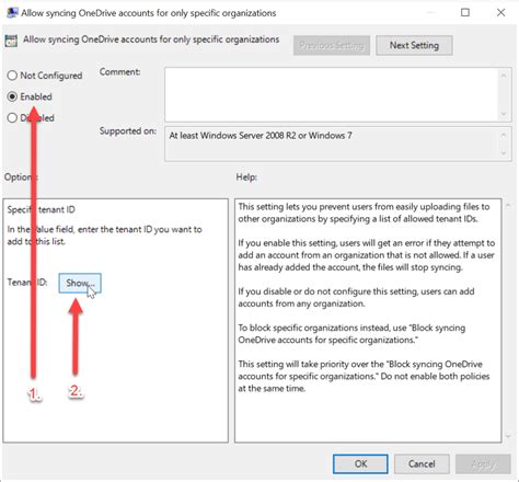 Restricting OneDrive To Multiple Tenants Brian Reid Microsoft Subject Matter Expert