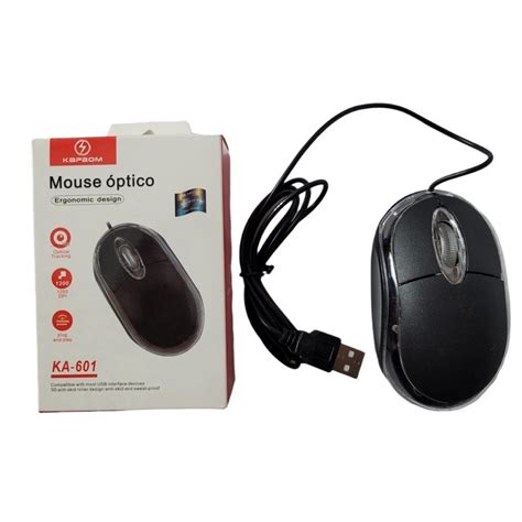 Mouse Óptico Ergonomic Design Ka 601 Kapbom Em Promoção Na Americanas