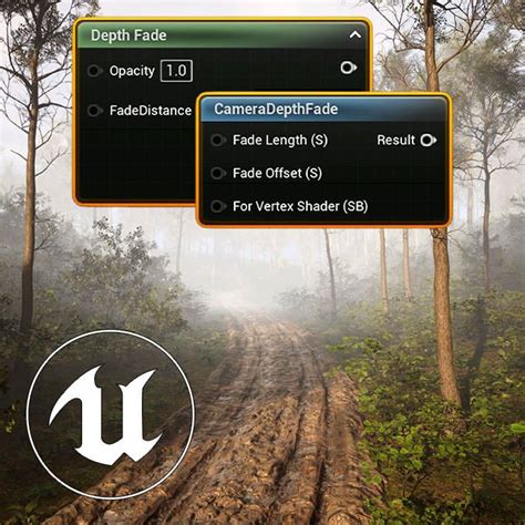 Depth Fade And Camera Depth Fade Nodes Explained Unreal Engine Materials