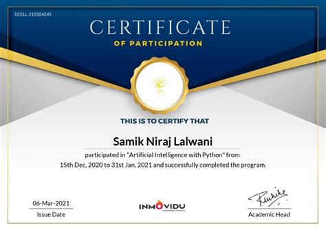 Samik Lalwani On Linkedin Artificialintelligence Python Training