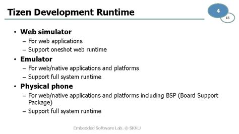 Tizen Emulation On PC Embedded Software