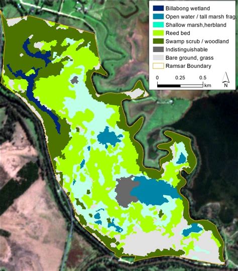 Mapping Wetland Vegetation From Sentinel 2 Satellite Imagery