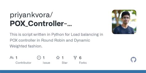Poxcontroller Loadbalancingiploadbalancerpy At Master · Priyankvorapoxcontroller Load