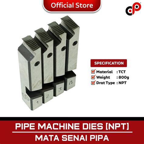 Jual Cp Mata Senai Pipa Bspt Npt Tct Hss Ridgid 1 2 3 4 1 2 Ridgid Bspt Tct 21 2
