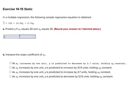 Solved In A Multiple Regression The Following Sample Chegg