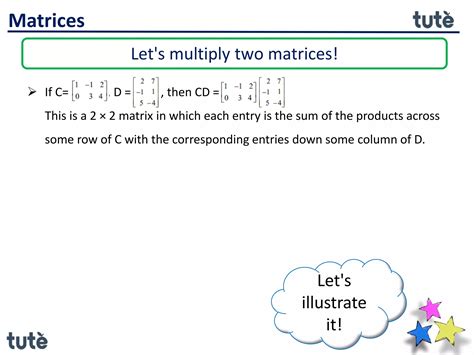 Matrices Multiplication Of Matrices PPTX