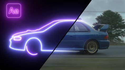 معرفی و آموزش استفاده از پلاگین سِیبر در افتر افکت Animated Neon Outline Effect Saber Plug In