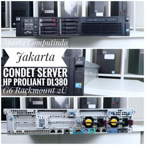 Jual Server Rack 2U HP Proliant DL380 G6 Dual Processor Ram 16GB Hdd 300Gb Jakarta Timur Cv