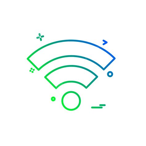 Wifi Icon Design Vector Background Social Sign PNG And Vector With Transparent Background For