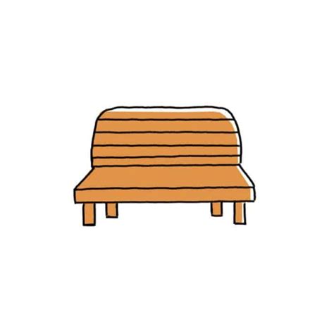 How To Draw A Bench Step By Step Easy Drawing Guides Drawing Howtos
