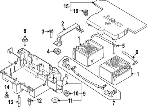 Pc3z 1045026 Aa 2023 2024 Ford Battery Cover Dealer Auto Parts