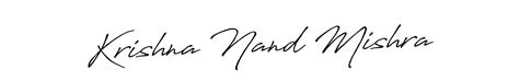 88 Krishna Nand Mishra Name Signature Style Ideas Free Electronic Sign
