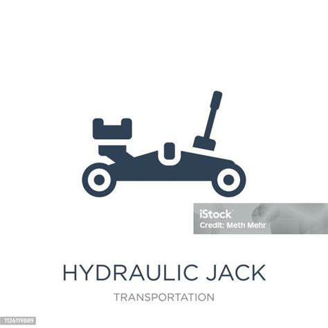 유압 잭 백색 배경에 아이콘 벡터 유압 잭 유행 가득 교통 컬렉션 유압 잭 벡터 일러스트 레이 션에서 아이콘 기계공에 대한 스톡 벡터 아트 및 기타 이미지 Istock
