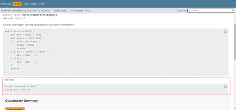 Code Snippets In Java Api Documentation Baeldung