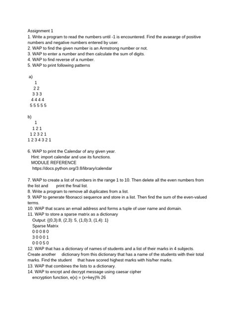 Python Assignment Pdf