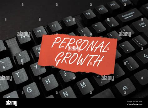 Text Sign Showing Personal Growth Business Concept A Longterm Process