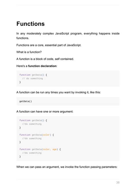 Javascript Beginner Handbook Pdf