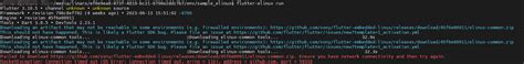 Artifacts Download Failure · Issue 191 · Sonyflutter Elinux · Github