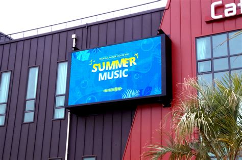 태안 꽃지해수욕장 대형 Led 전광판 샤인라이트의 공공기관용 Led전광판 설치사례