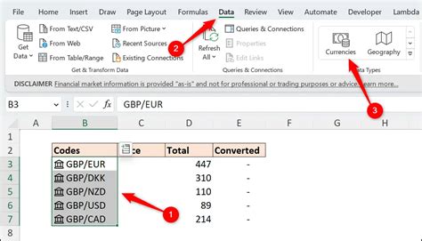 LIVE Currency Exchange Rate In Excel Computergaga