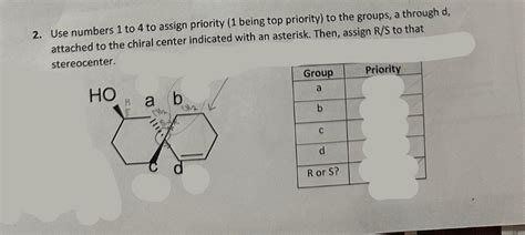solved use numbers 1 ﻿to 4 ﻿to assign priority 1 ﻿being
