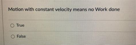 solved a force applied on an object will always have nonzero