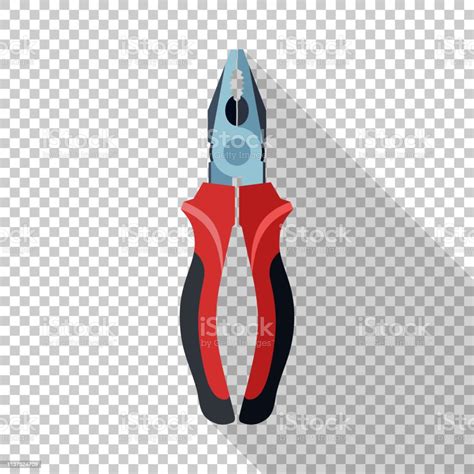 투명 한 배경에 긴 그림자와 평면 스타일의 플라이어 아이콘 강철에 대한 스톡 벡터 아트 및 기타 이미지 강철 건설 산업 고무 Istock