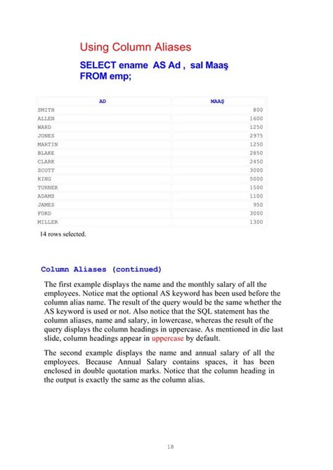 Basic Sqlstatements Pdf