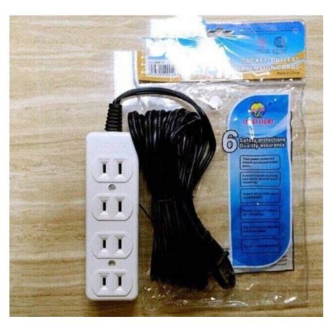 New Cod 5 Meter Wire Cord Power Socket Wire Extension 2 3 4 Gang Bokilya 5 Meters Shopee