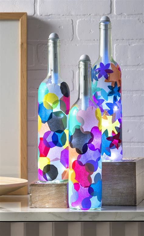 Wine Bottle Crafts The Crazy Craft Lady