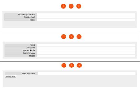 Css Jak Zbudować Wielokrokowy Formularz Za Pomocą Css Piotr Nalepa Blog Webmasterski