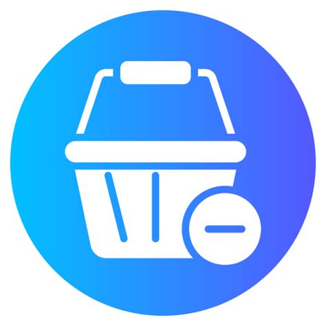 Delete Item Generic Gradient Fill Icon