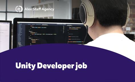 Alex Staff Agency On Linkedin 🎮a Vacancy For A Unity Developer🎮 An International Company