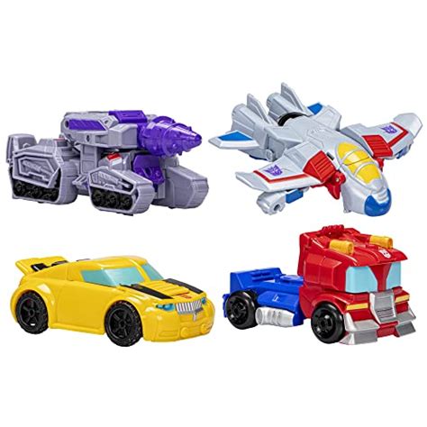 Transformers Toys Heroes Vs Villains 4 Pack Autobot And Decepticon 4 5