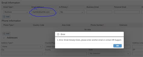 Checking For Duplicate Email Business And Person Sap Community