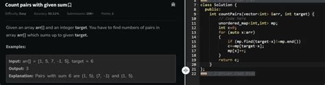 Dhruv Ladani On Linkedin Problemsolving Countpairswithgivensum