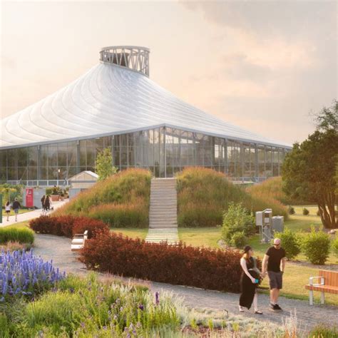 KPMB Creates Horticultural Centre With Roof Informed By Fibonacci Spirals