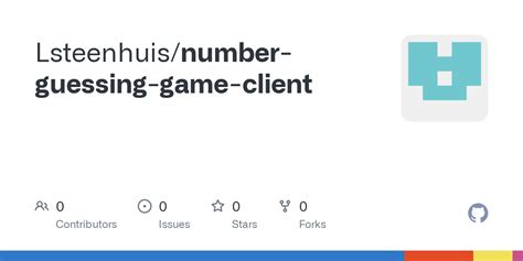 github lsteenhuis number guessing game client