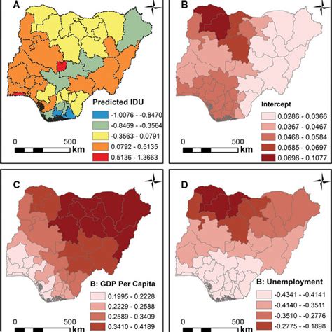 Multivariate Spatial Regression Showing Predicted Prevalence Of Idu Download Scientific