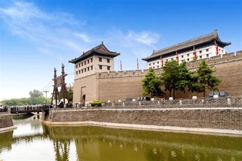Premium Photo City Wall Of Xian Yongning Gate Sothern Gate