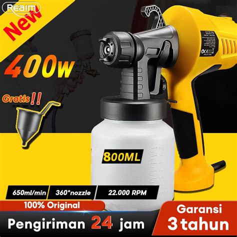 Jual 400W 800ML High Power Pistol Cat Semprot Listrik Listrik Electric Spray Gun Mesin Cat