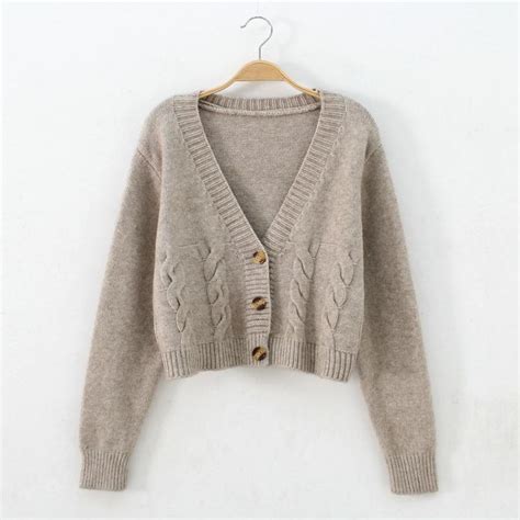 Áo Len Cardigan Nữ Ngắn Sakurafashionvn