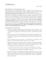Problem Set 1 F18 Pdf Problem Set 1 Econ 4831 Due September 11 At The Beginning Of Class The