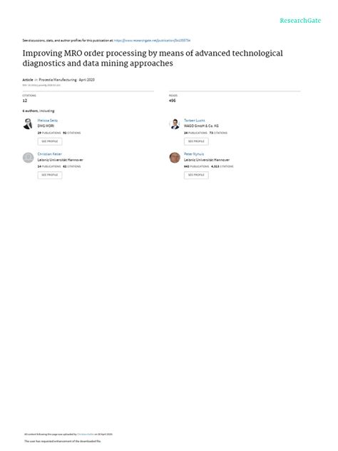 Improving Mro Order Processing Pdf