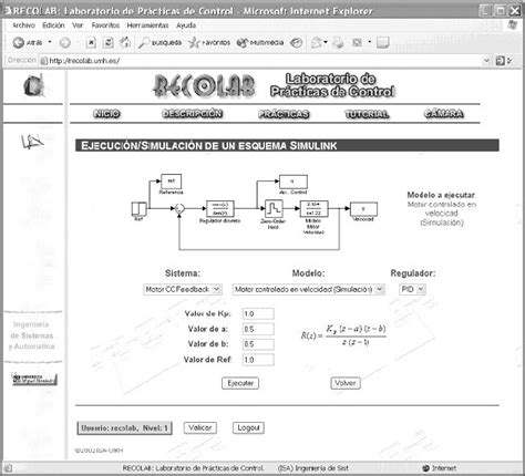 Figure 2 From Remote Control Laboratory Using Matlab And Simulink